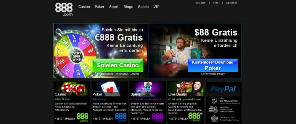 888 Casino Test 2024 🥇 88€ Bonus kostenlos erhalten | LiveCasino.de 888 Casino Test 2024 🥇 88€ Bonus kostenlos erhalten | LiveCasino.de